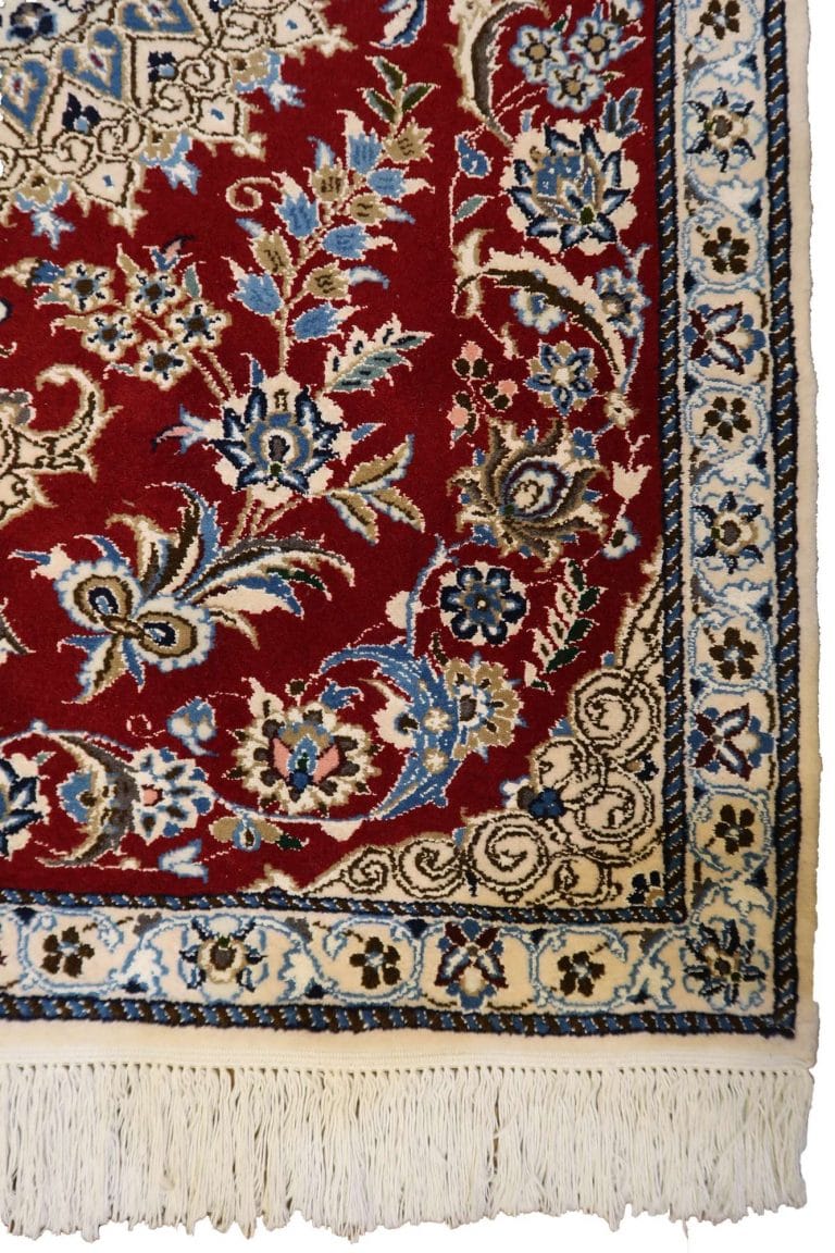 Centre Medallion Red Persian Nain Rug | Bijan Rugs