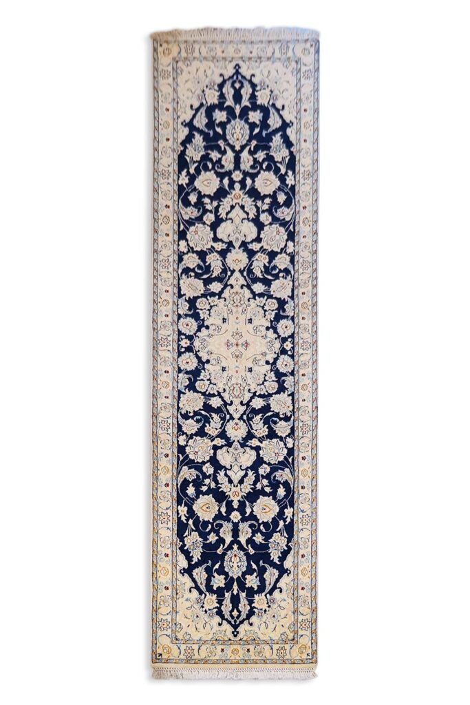 Hand Knotted 9ply Persian Nain Hall Runner Rug | Bijan Rugs