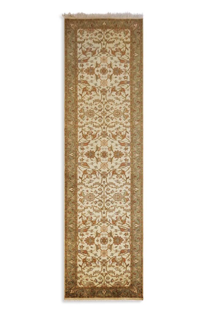 Hand Knotted NZ Wool Jaipur Hall Runner Rug | Bijan Rugs