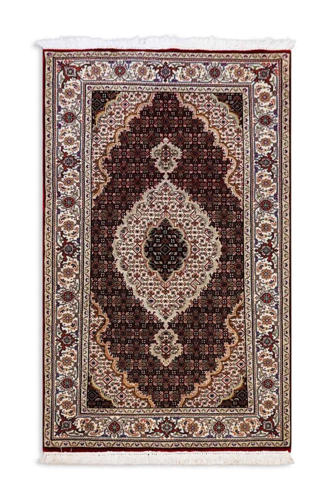 Hand Knotted Mahi Design Wool & Silk Rug | Bijan Rugs