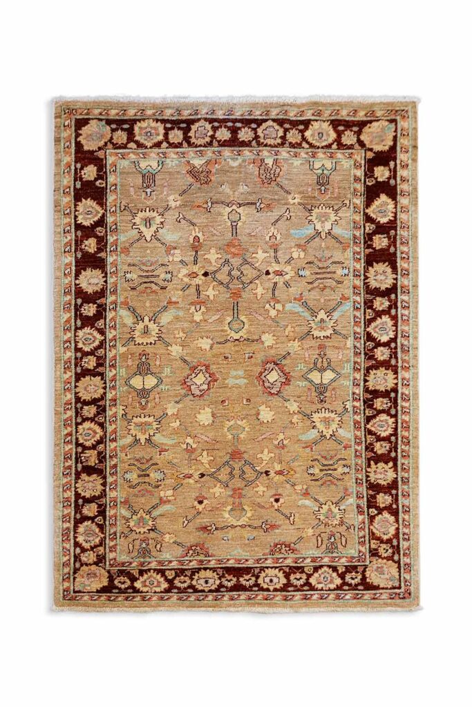 Hand Knotted Vegetable Dye Afghan Chobi Rug | Bijan Rugs