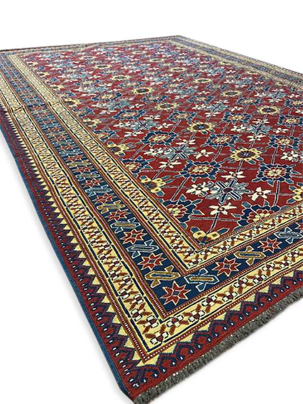 Hand Knotted Afghan Sumac Rug